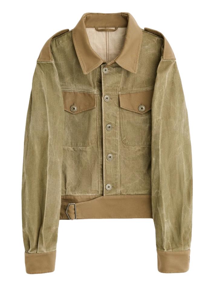 OUR LEGACY Our Legacy Epaulet Belted Jacket
